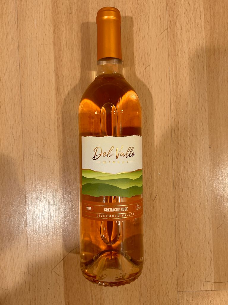 2022 Del Valle Winery Grenache Rosé, USA, California, San Francisco Bay ...