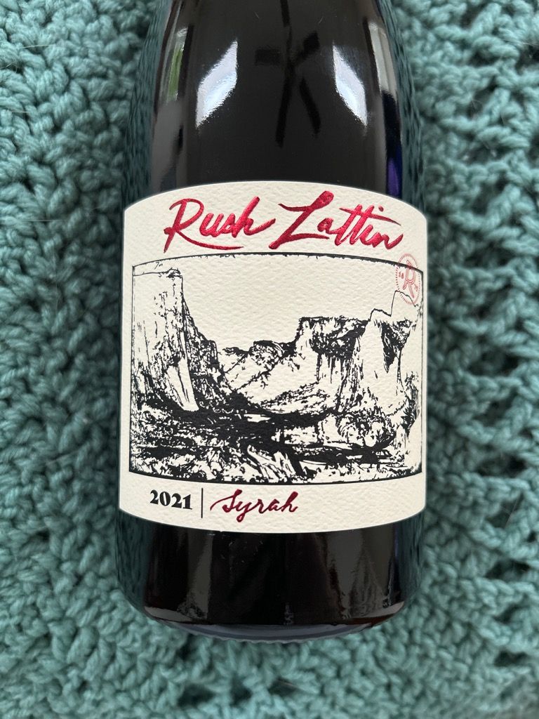 2023 Rush Lattin Cellars Syrah, USA, Washington, Columbia Valley ...