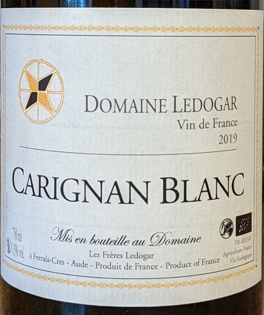 2019 Domaine Ledogar Carignan Blanc, France, Vin de France - CellarTracker