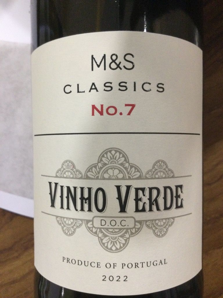 2022 Marks & Spencer Vinho Verde Classics No. 7, Portugal, Minho, Vinho ...
