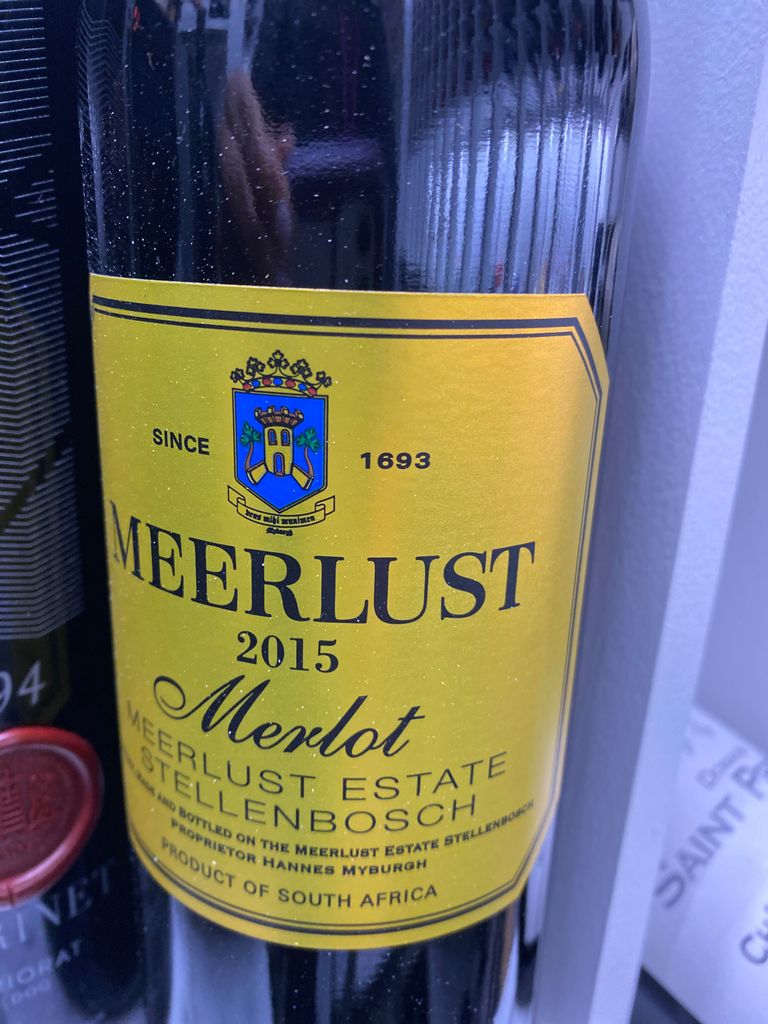 2015 Meerlust Merlot, South Africa, Coastal Region, Stellenbosch ...