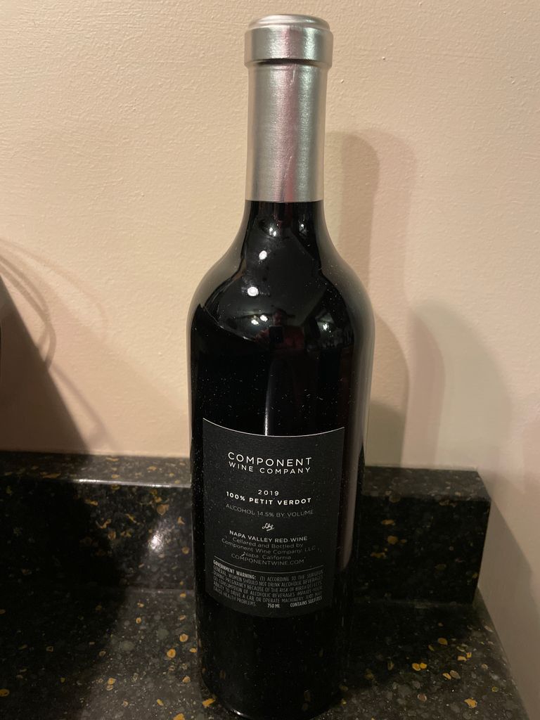 2021 Component Wine Company Petit Verdot, USA, California, Napa Valley ...