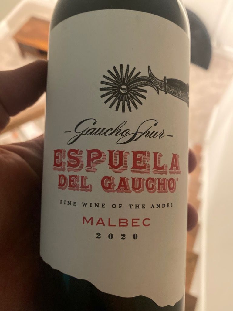 2022 Espuela del Gaucho Malbec, Argentina, Mendoza - CellarTracker