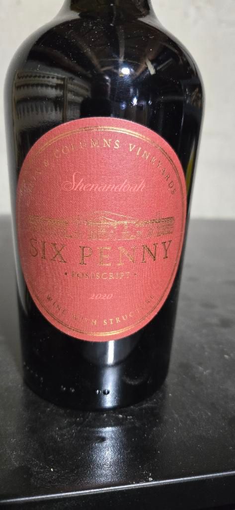2022 Brix & Columns Chambourcin Six Penny, USA, Virginia, Shenandoah ...
