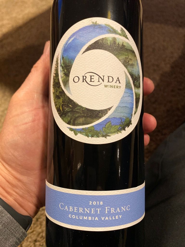 2019 Orenda Winery Cabernet Franc, USA, Washington, Columbia Valley ...