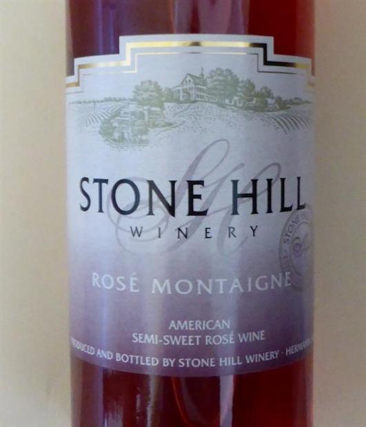 NV Stone Hill Rosé Montaigne, USA, Missouri, Hermann - CellarTracker
