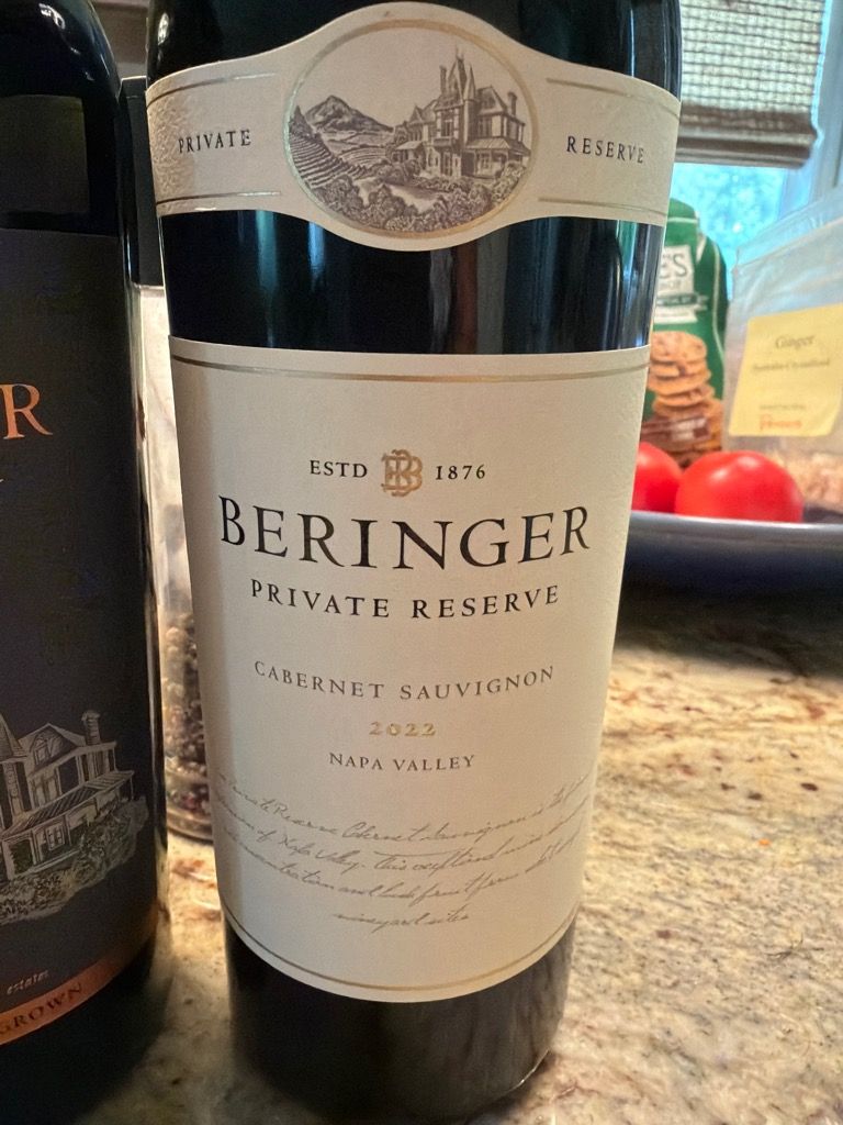 2022 Beringer Vineyards Cabernet Sauvignon Private Reserve, USA, California, Napa Valley ...