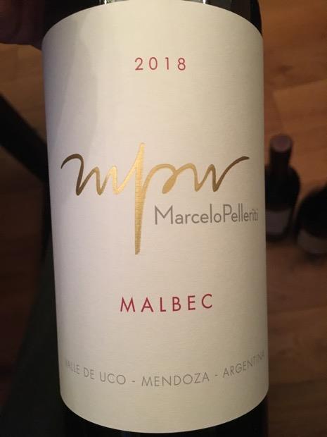 2018 Marcelo Pelleriti Malbec, Argentina, Mendoza - CellarTracker