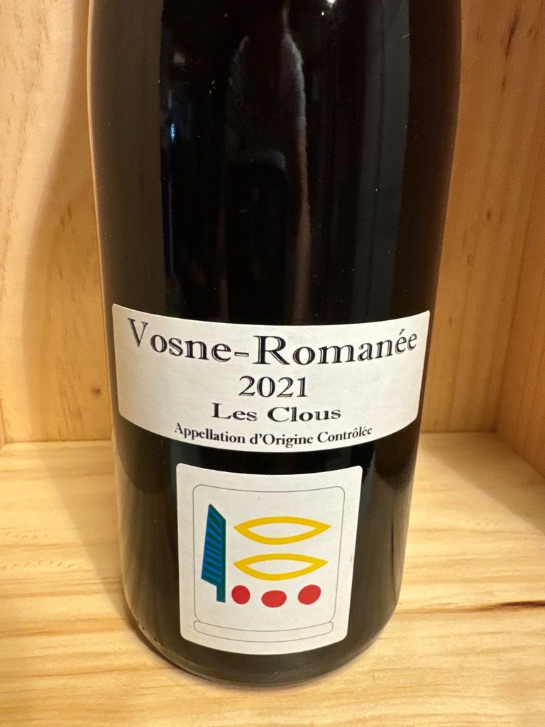2020 Domaine Prieuré Roch Vosne-Romanée Les Clous, France, Burgundy ...