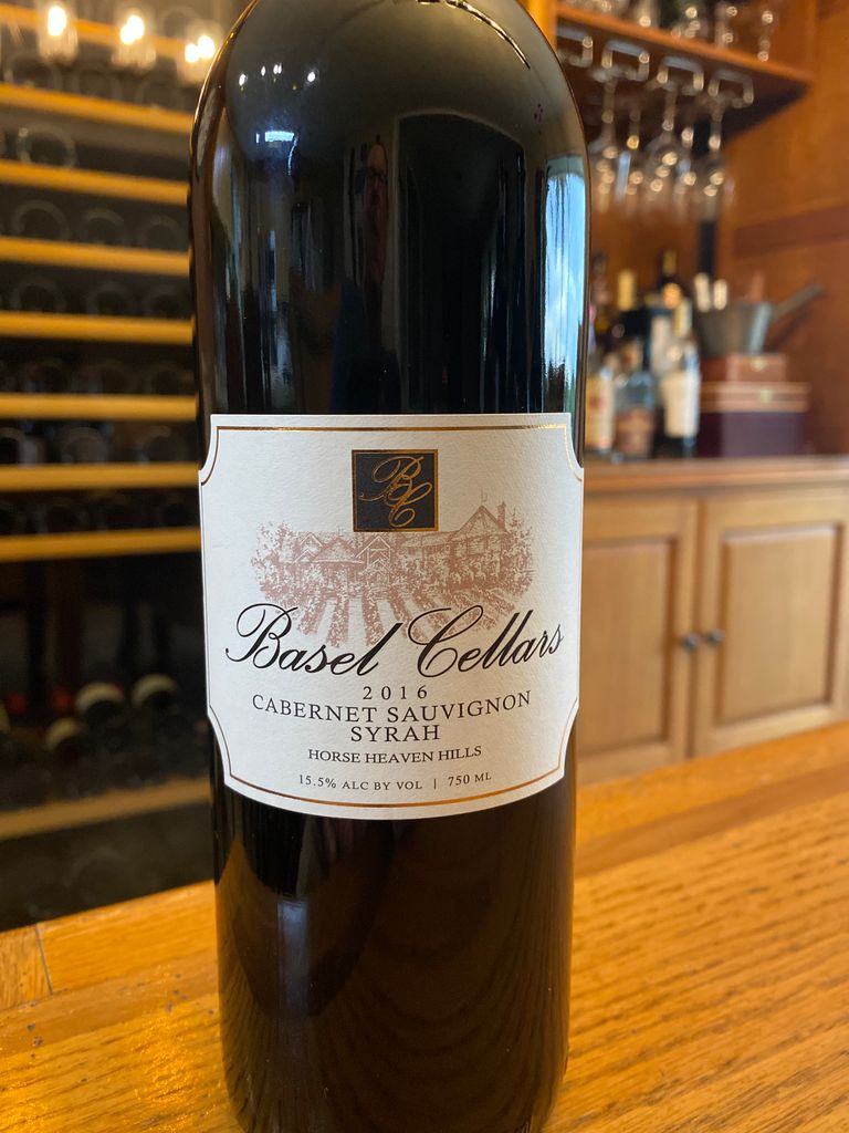 2016 Basel Cellars Cabernet Sauvignon Syrah McKinley Springs Vineyard ...
