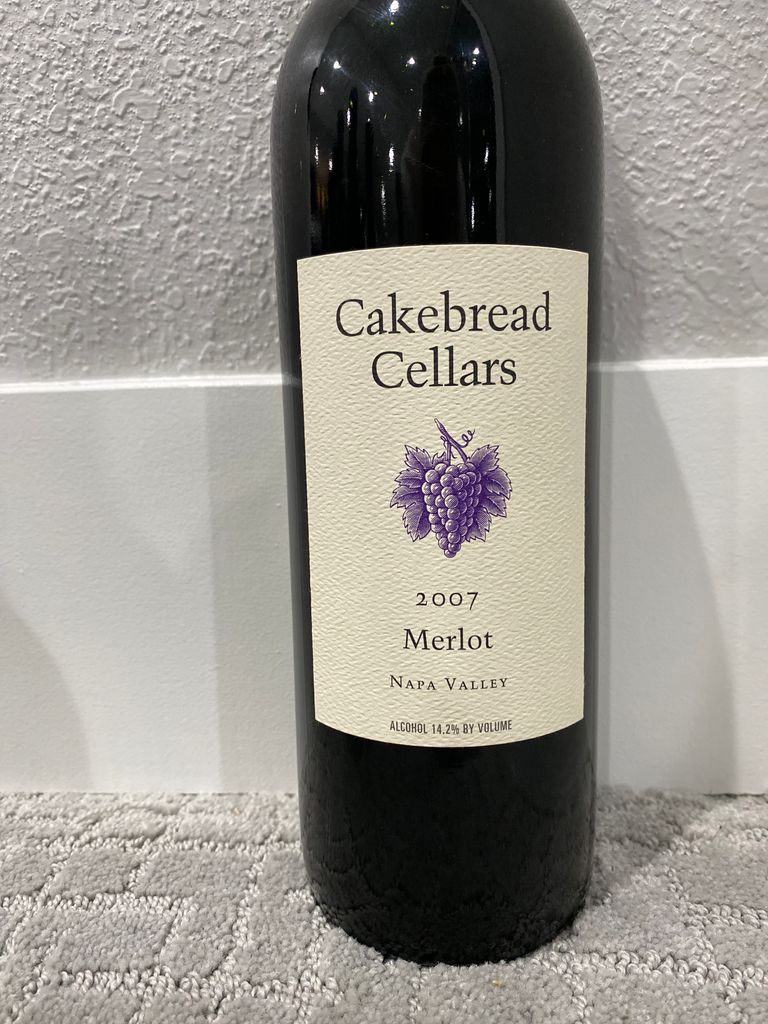 2007 Cakebread Cellars Merlot, USA, California, Napa Valley - CellarTracker