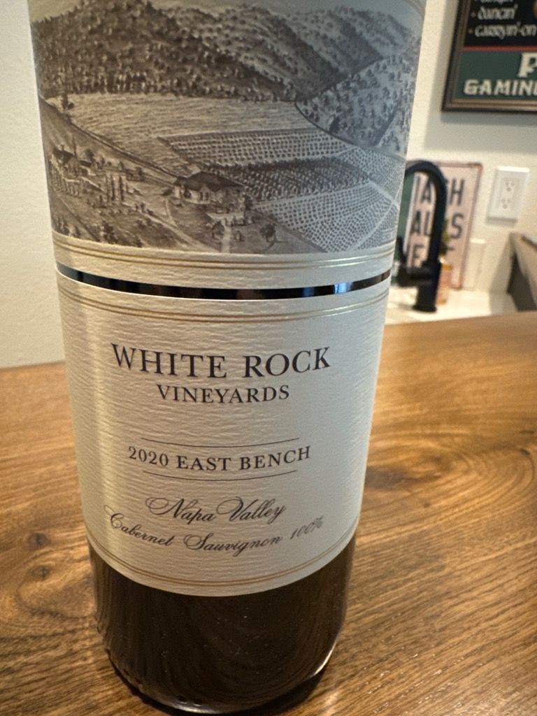 2020 White Rock Vineyards Cabernet Sauvignon East Bench, USA ...
