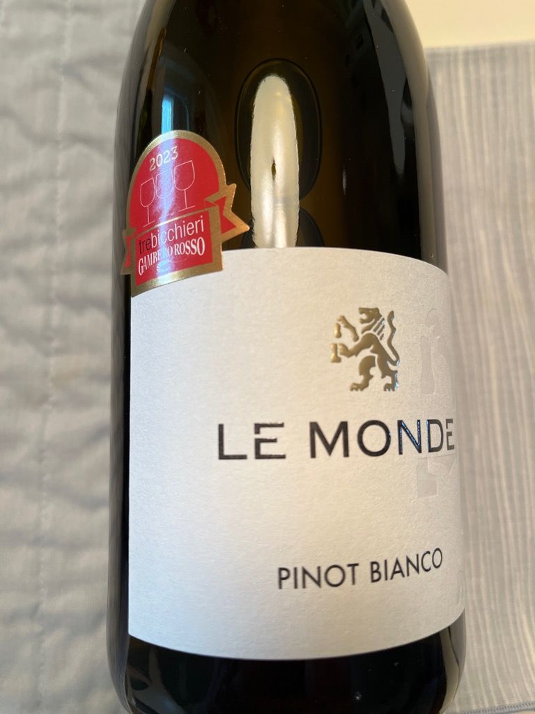 2022 Vigneti Le Monde Friuli Pinot Bianco, Italy, Friuli-Venezia Giulia ...