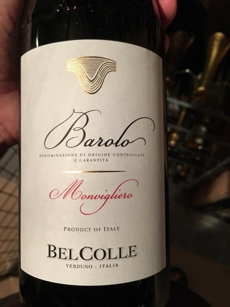 2011 Bel Colle Barolo Monvigliero, Italy, Piedmont, Langhe, Barolo ...