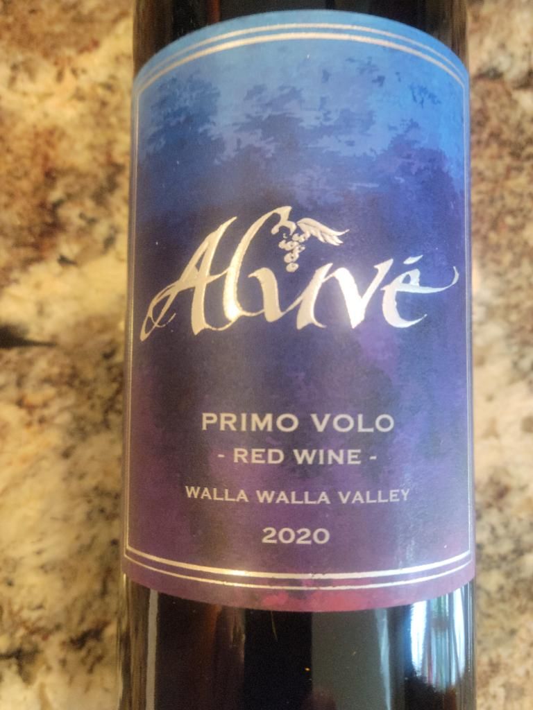 2020 Aluvé Primo Volo, USA, Washington, Columbia Valley, Walla Walla ...