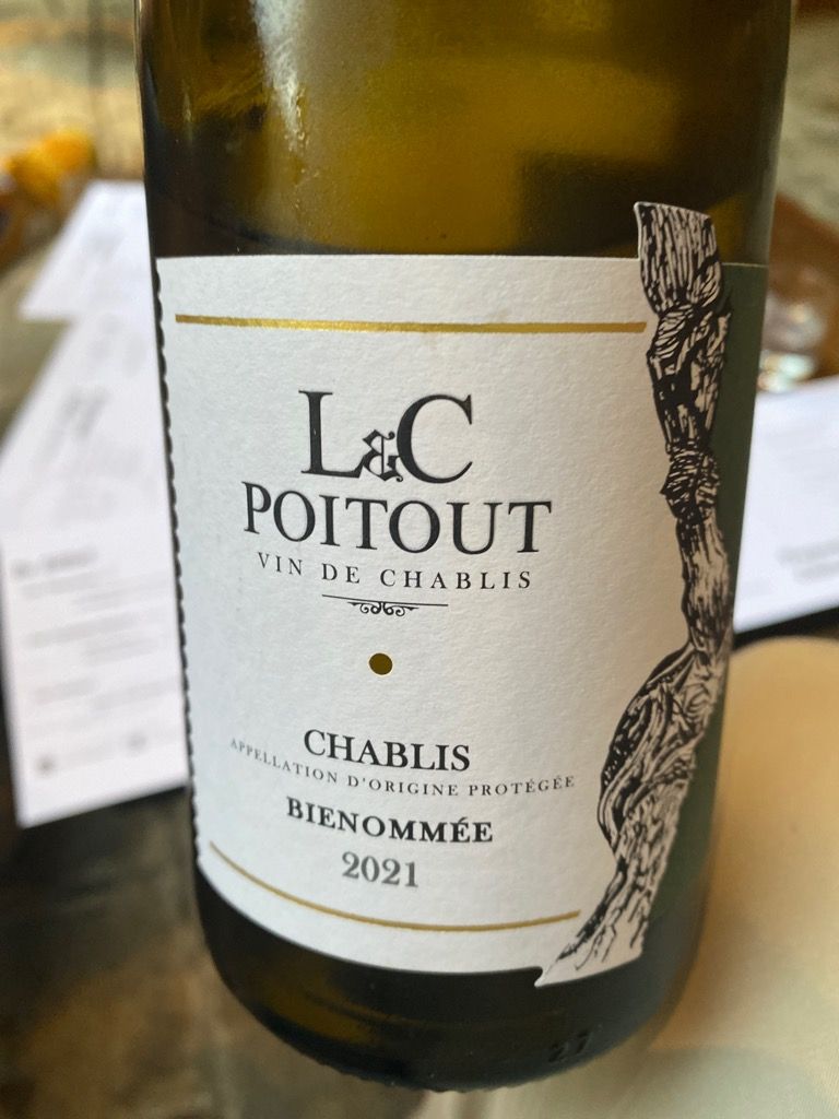 2021 L&C Poitout Chablis Bienommée, France, Burgundy, Chablis ...