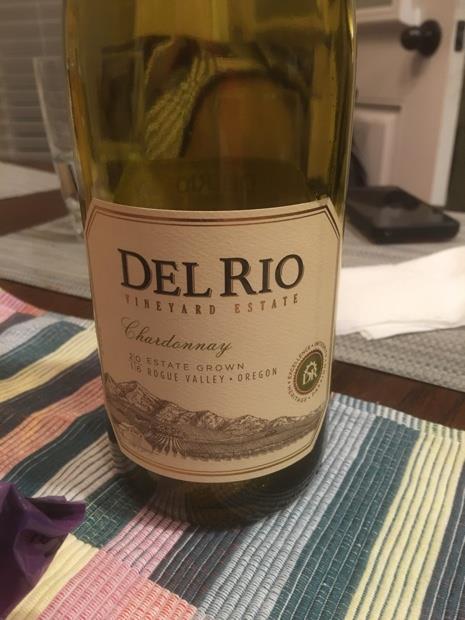 2016 Del Rio Vineyards Chardonnay, USA, Oregon, Southern Oregon, Rogue ...
