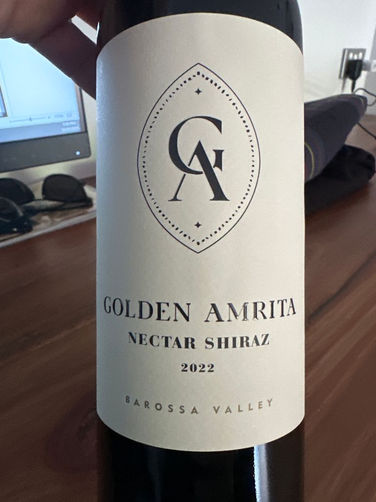 2022 Golden Amrita Shiraz Lumenval Moppa, Australia, South Australia ...