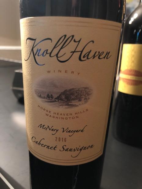 2016 Knoll Haven Winery Cabernet Sauvignon, USA, California - CellarTracker