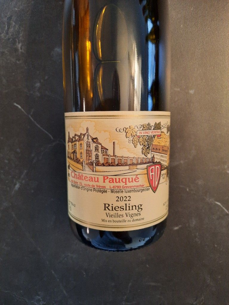 2022 Caves Albert Duhr (Château Pauqué) Riesling Vieilles Vignes ...