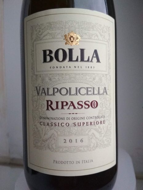 2016 Bolla Ripasso della Valpolicella Classico Superiore, Italy, Veneto ...