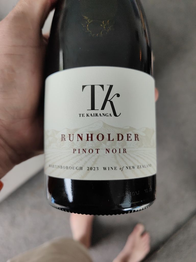 2023 Te Kairanga Pinot Noir Runholder, New Zealand, North Island, Wairarapa, Martinborough ...