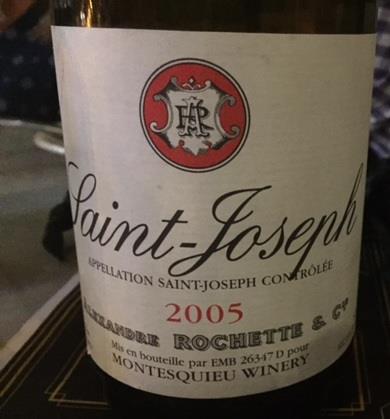 2007 Alexandre Rochette & Cie St. Joseph, France, Rhône, Northern Rhône ...