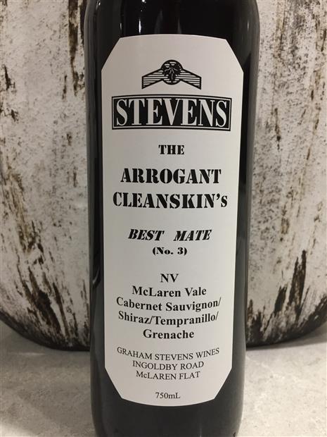 2021 Graham Stevens The Arrogant Cleanskin Shiraz Grenache, Australia ...
