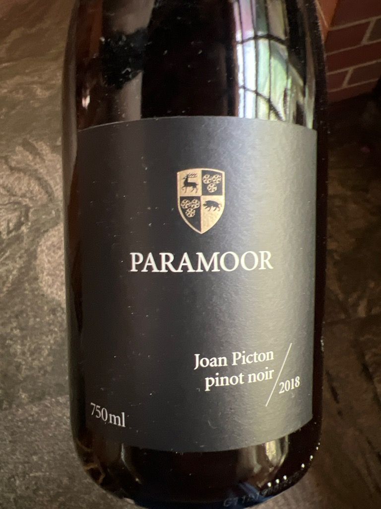 2019 Paramoor Pinot Noir Joan Picton, Australia, Victoria, Port Phillip ...