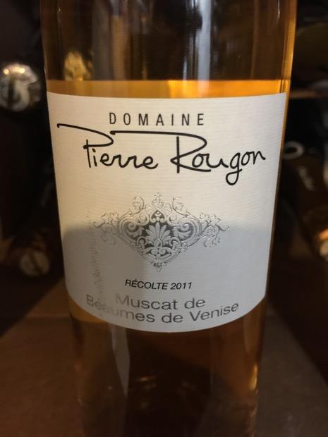 2011 Pierre Rougon Muscat de Beaumes-de-Venise, France, Rhône, Southern ...
