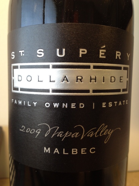 2009 St. Supéry Malbec Dollarhide Estate, USA, California, Napa Valley ...