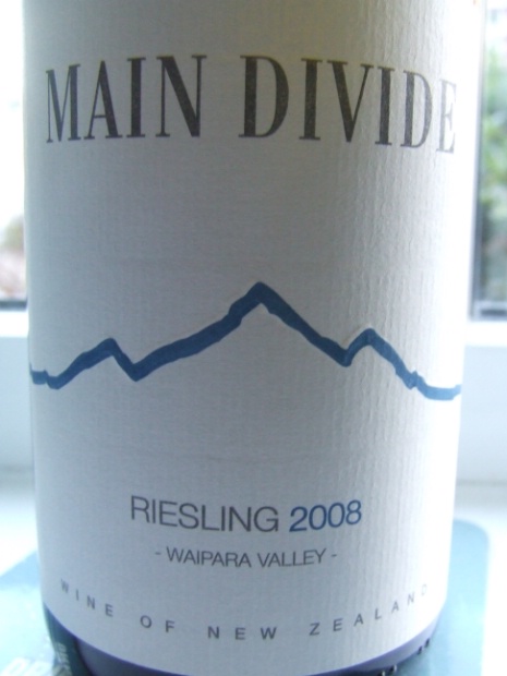 2009 Main Divide Riesling, New Zealand, South Island, Canterbury ...