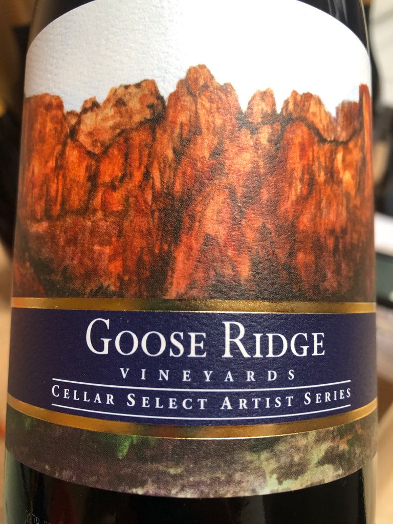 2019 Goose Ridge Vineyards Syrah Cellar Select Artist Series "Zion ...