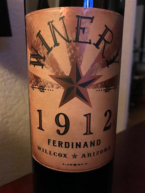 NV Winery 1912 Ferdinand, USA, Arizona, Cochise County - CellarTracker