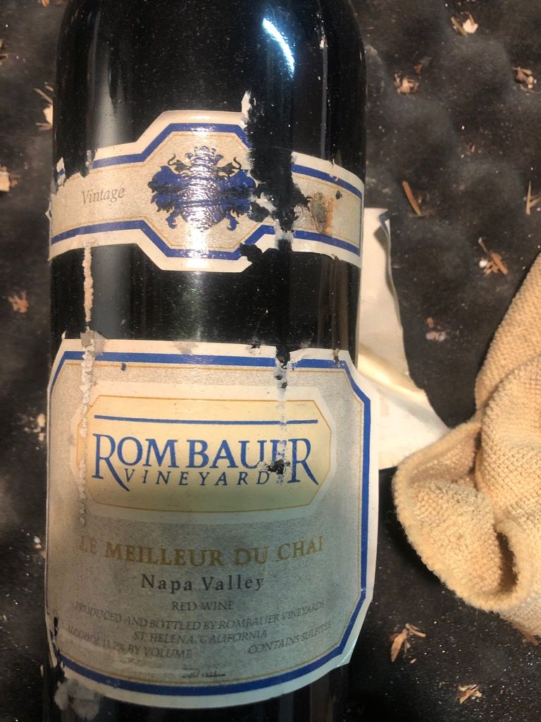 1988 Rombauer Vineyards Cabernet Sauvignon Le Meilleur du Chai, USA ...