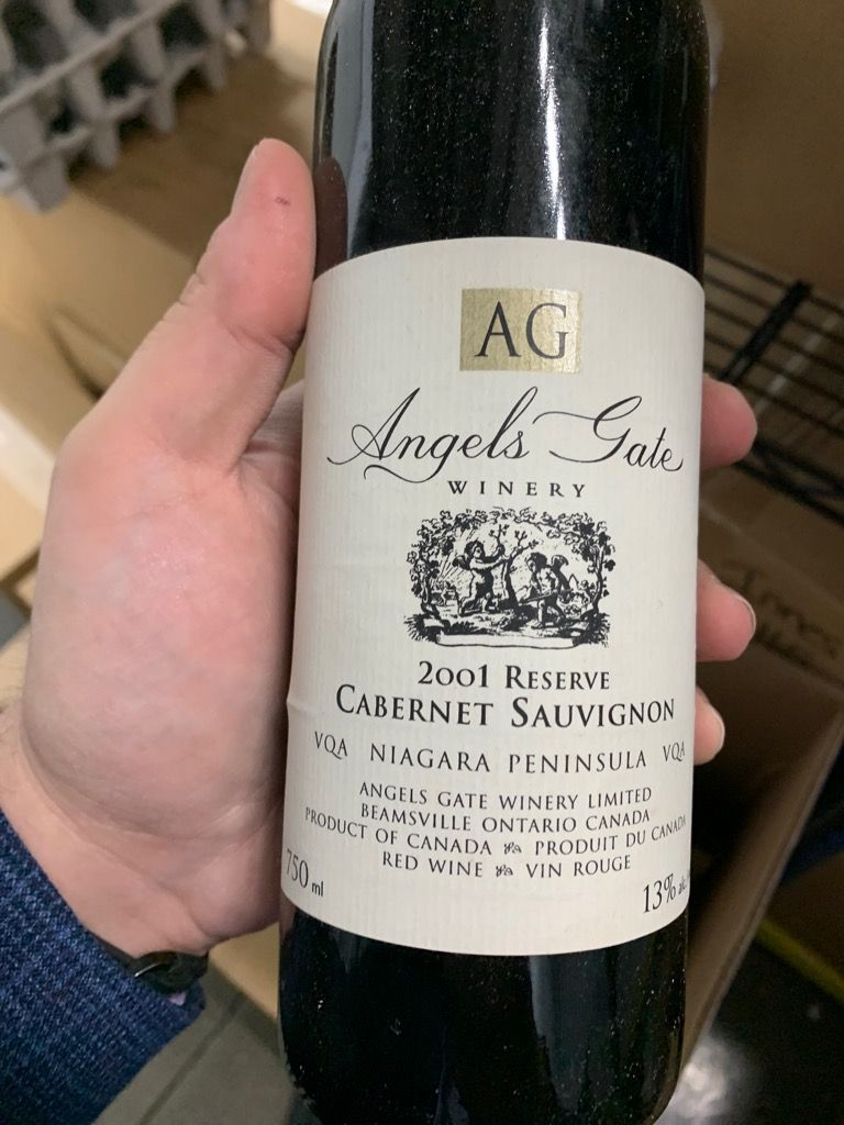 2001 Angels Gate Winery Cabernet Sauvignon, Canada, Ontario, Niagara ...