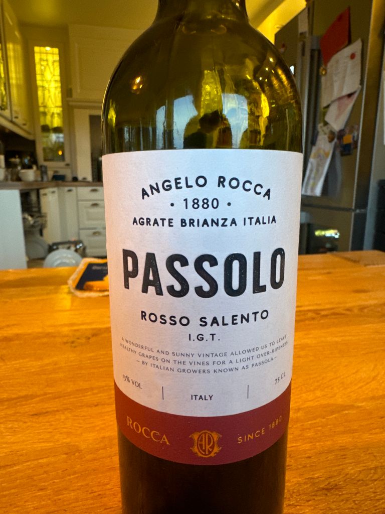2021 Angelo Rocca & Figli Passolo Rosso Salento IGT, Italy, Puglia ...