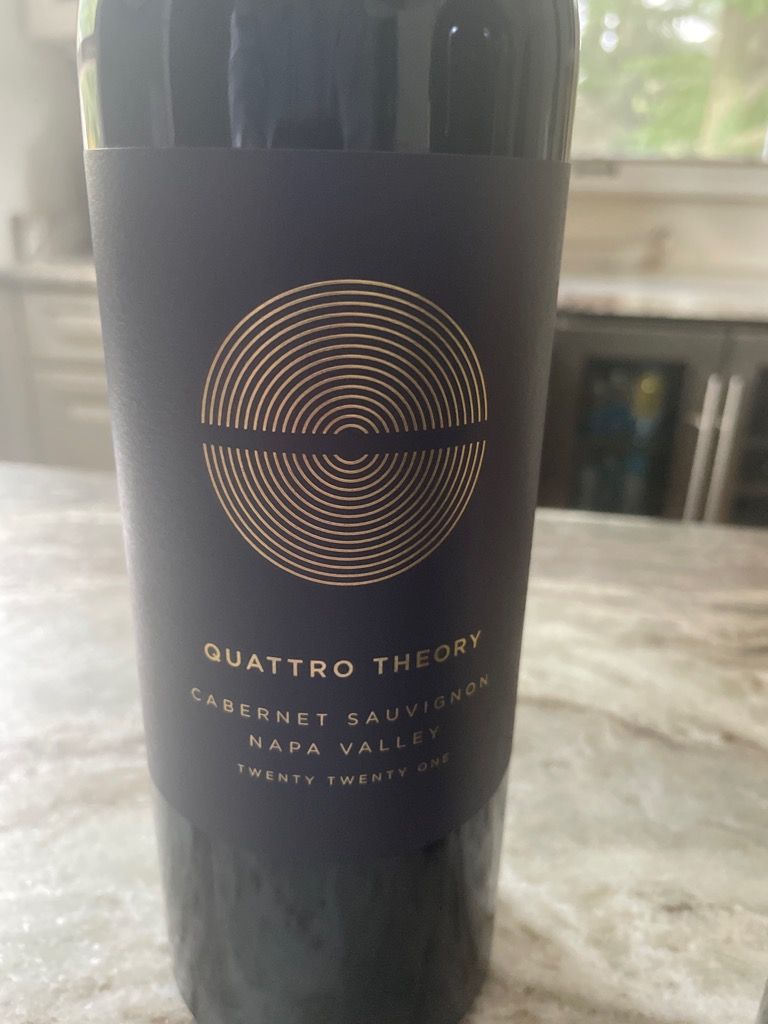 2021 Quattro Theory Cabernet Sauvignon, USA, California, Napa Valley ...