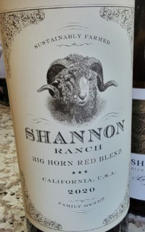 2020 Shannon Family of Wines Shannon Ranch Big Horn Red, USA ...