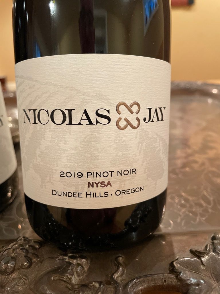 2019 Domaine Nicolas-Jay Pinot Noir Nysa, USA, Oregon, Willamette ...