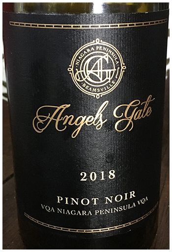 2019 Angels Gate Winery Pinot Noir, Canada, Ontario, Niagara Peninsula ...