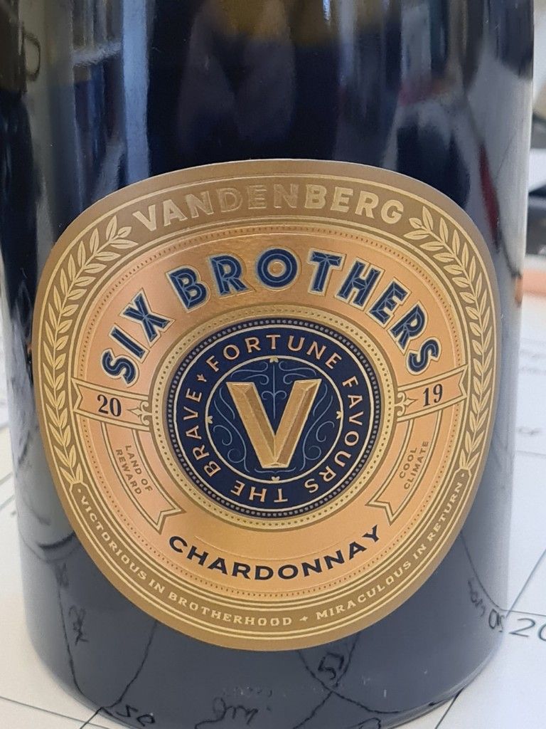 2022 Vandenberg Chardonnay Six Brothers, Australia, South Australia ...