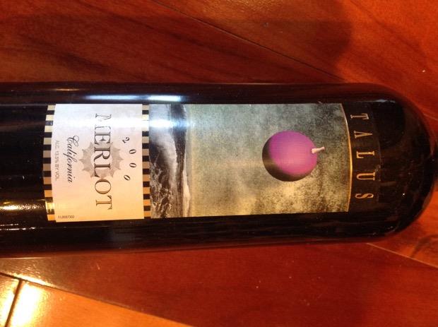 2000 Talus Merlot, USA, California - CellarTracker