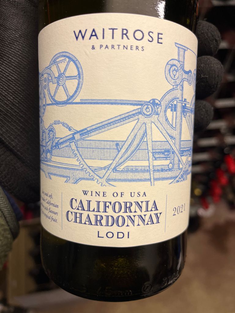 2021 Waitrose Blueprint California Chardonnay, USA, California, Central ...