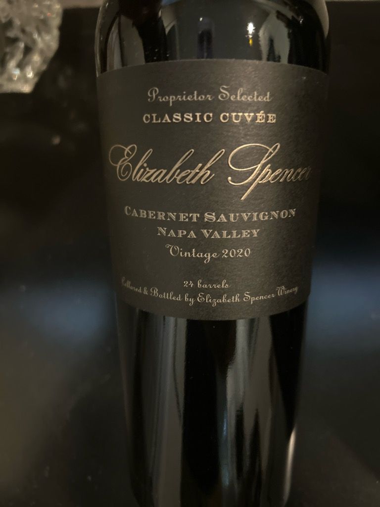2020 Elizabeth Spencer Cabernet Sauvignon Classic Cuvée, USA ...
