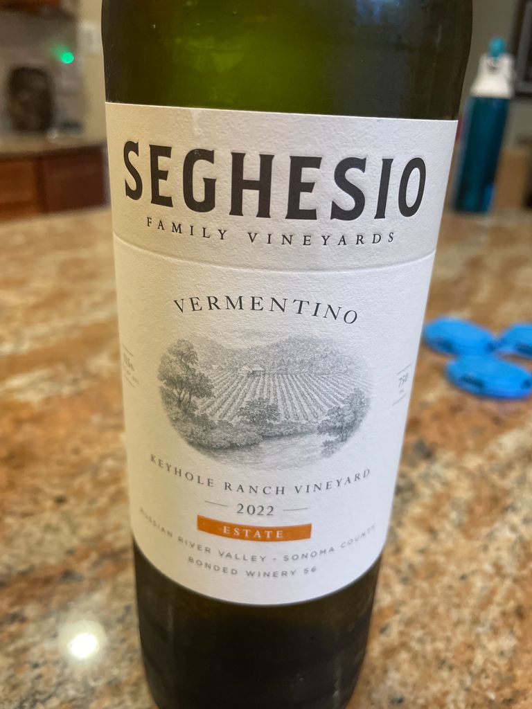 2022 Seghesio Family Vineyards Vermentino Keyhole Ranch Vineyard, USA ...