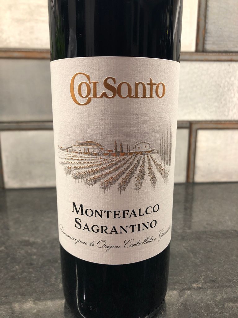 2015 Fattoria Colsanto Montefalco Sagrantino, Italy, Umbria, Montefalco ...