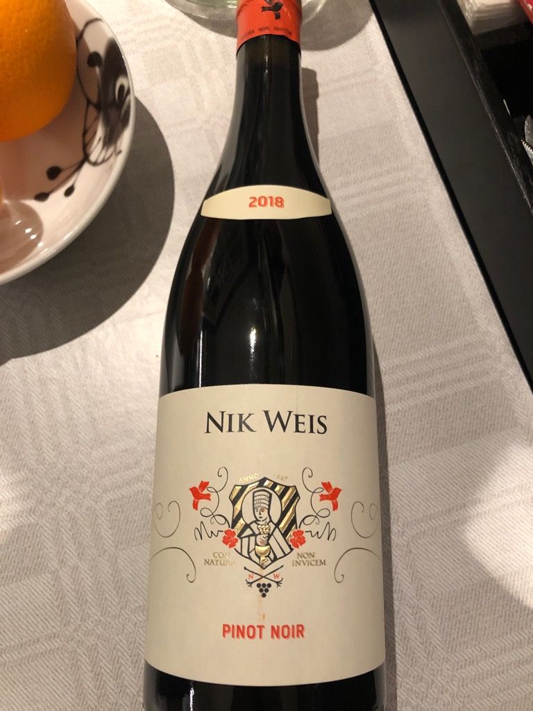 2020 Nik Weis / St. Urbans-Hof Pinot Noir, Germany, Mosel Saar Ruwer ...