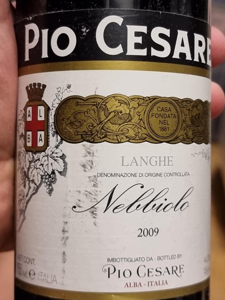2009 Pio Cesare Nebbiolo d'Alba, Italy, Piedmont, Alba, Nebbiolo d'Alba ...