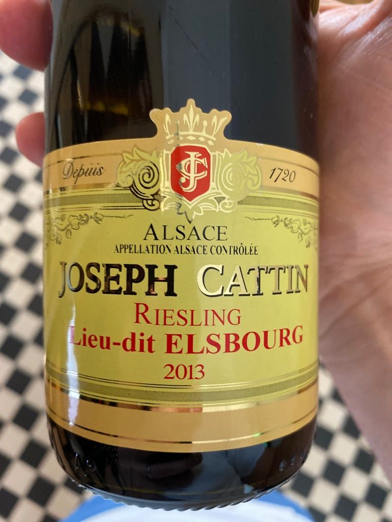 2013 Joseph Cattin Riesling Lieu-dit Elsbourg, France, Alsace ...